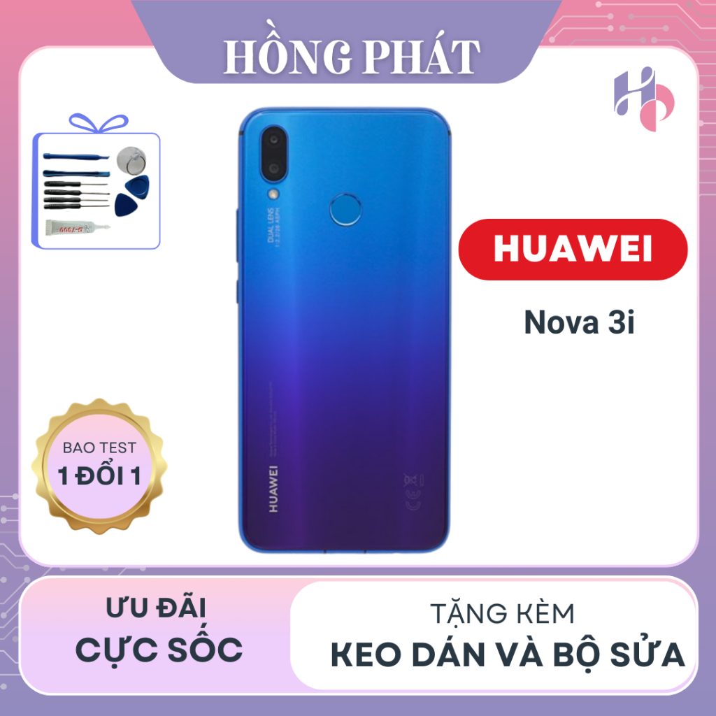 Huawei Nova 3i Back + Camera (Free Repair Kit and Glue) | Shopee Malaysia