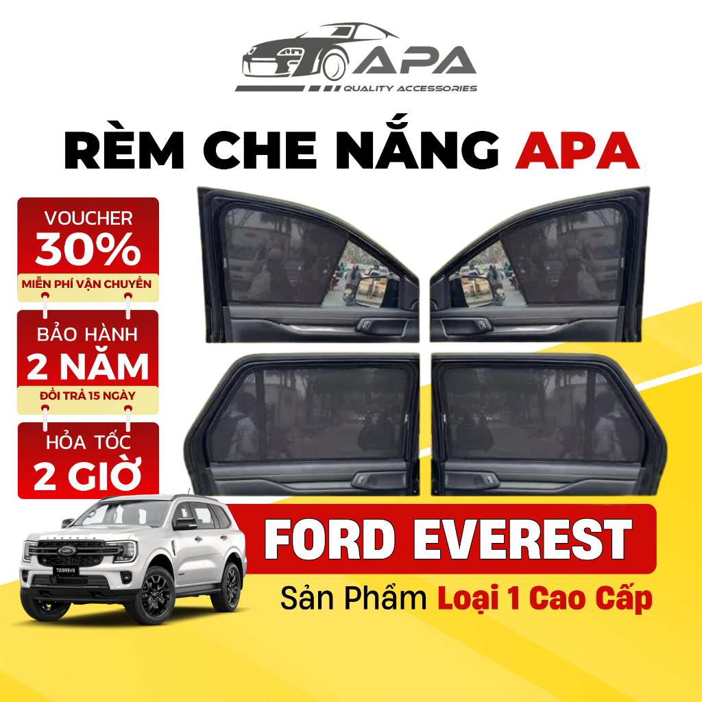 Apa Ford Everest 2023 - 2024 Anti-UV Car Sun Shade Effective Sun ...