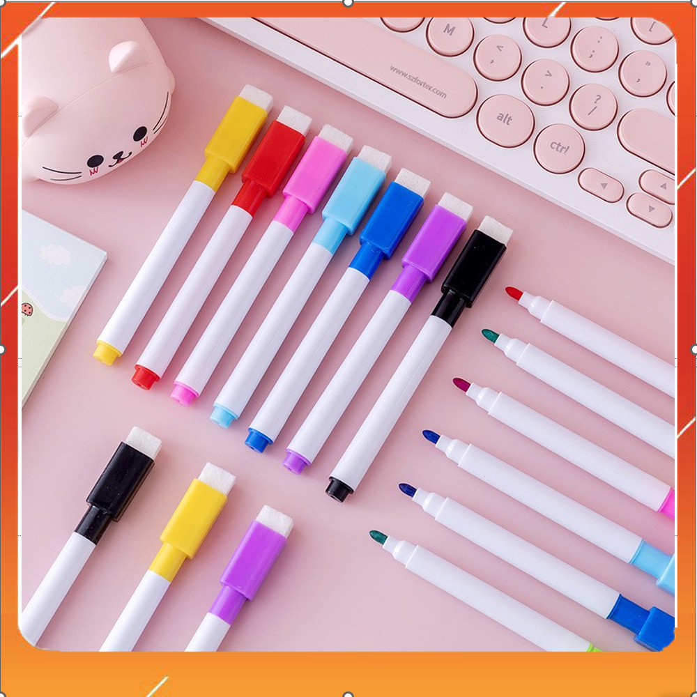 Whiteboard markers and paper with whiteboard tips used for whiteboards ...
