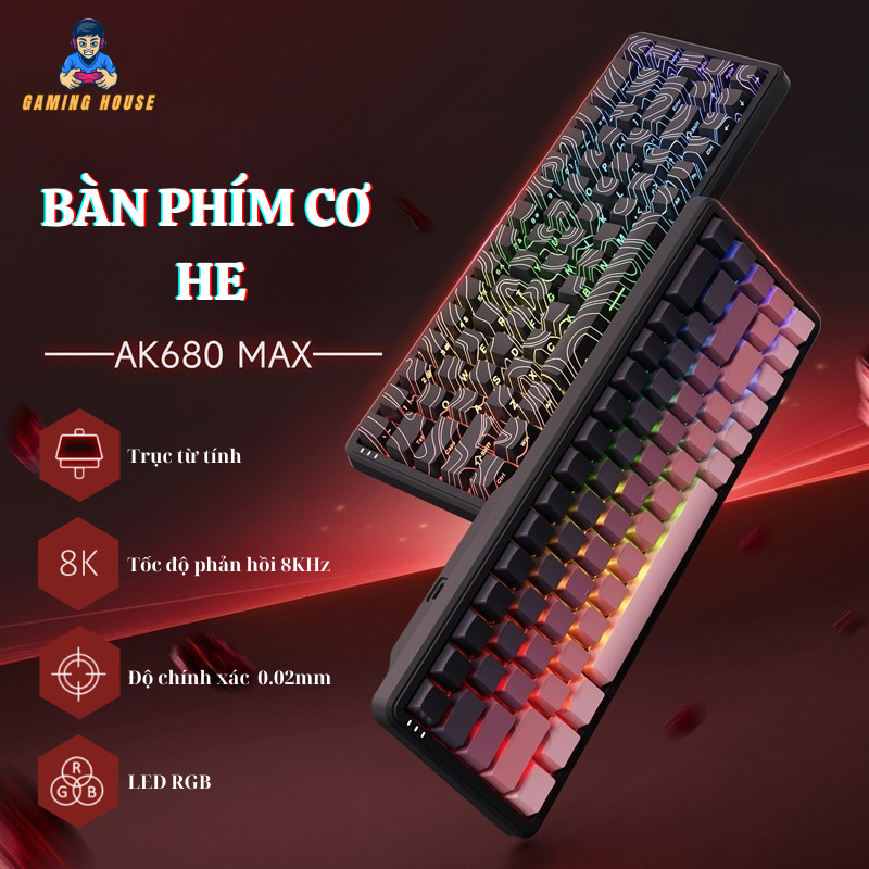 He rapid tigger AJAZZ AK680 mechanical keyboard - Magnetic Switch ...