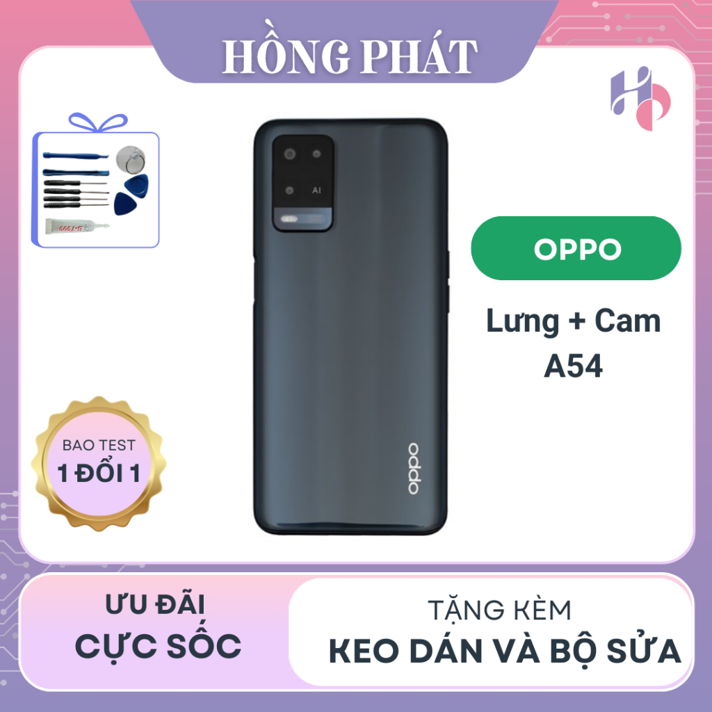 Oppo A54 Back + Camera (Free Repair Kit and Glue) | Shopee Malaysia