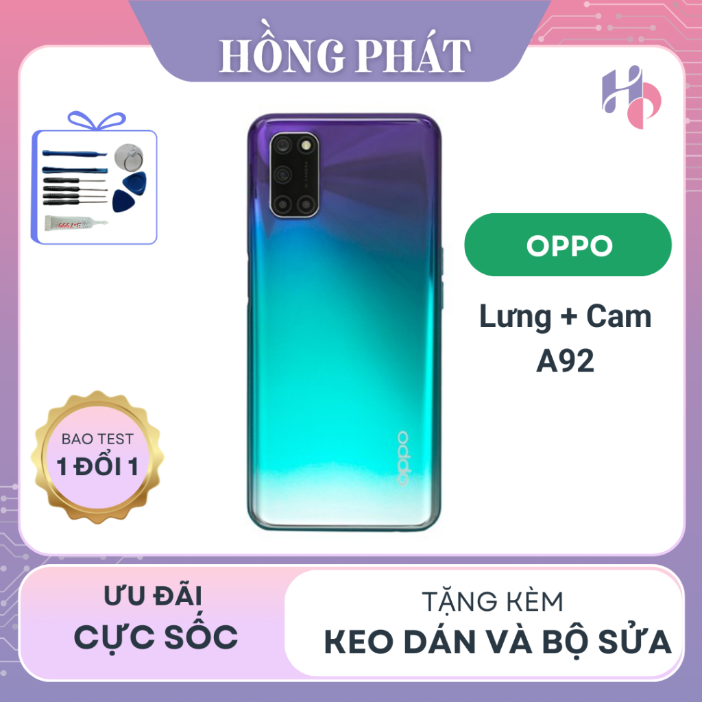 Oppo A92 Back + Camera (Free Repair Kit and Glue) | Shopee Malaysia
