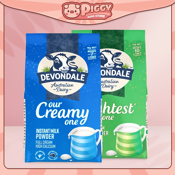 Devondale powdered milk, skimmed whole milk powder 1kg Australia ...