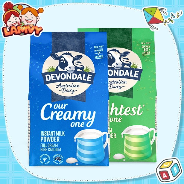 Devondale Whole Milk Powder, Skimmed 1kg Australia | Shopee Malaysia