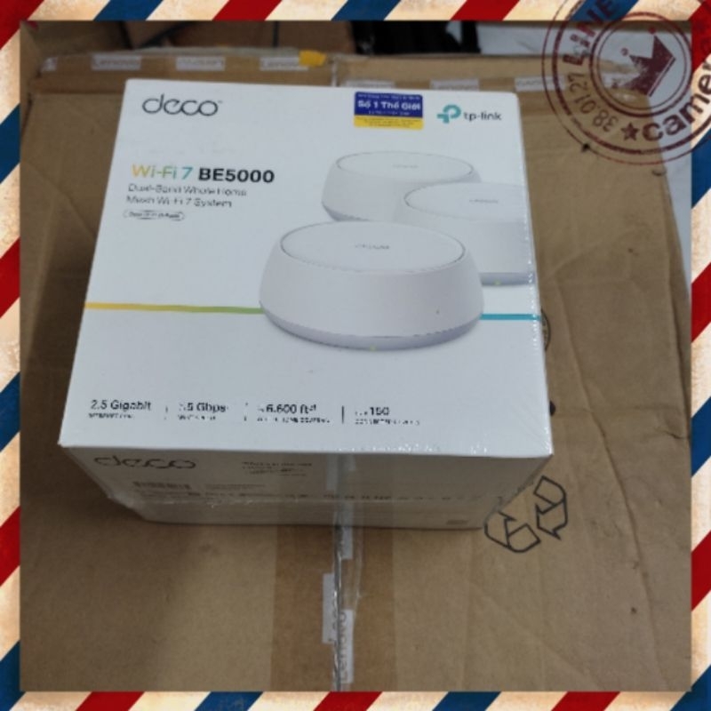 Genuine product TP-link 3 Pack Wifi 7 BE5000 transmitter new | Shopee ...