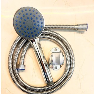 Shower set (shower bowl + shower wire + shower hanger), shiny, impact ...