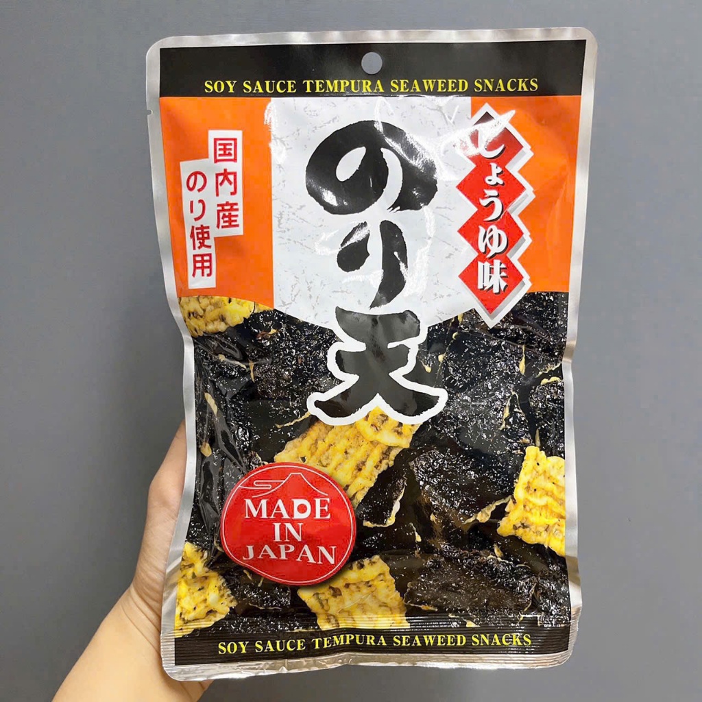 (TIEM1987) Tempura Seaweed Snack Soy Sauce Flavor, Japanese Salt Flavor ...