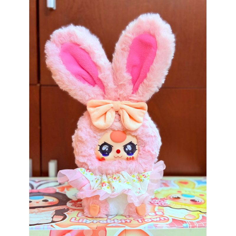 (Pre-Opening) Baby Three Pink Rabbits As Pictured with Box and card ...