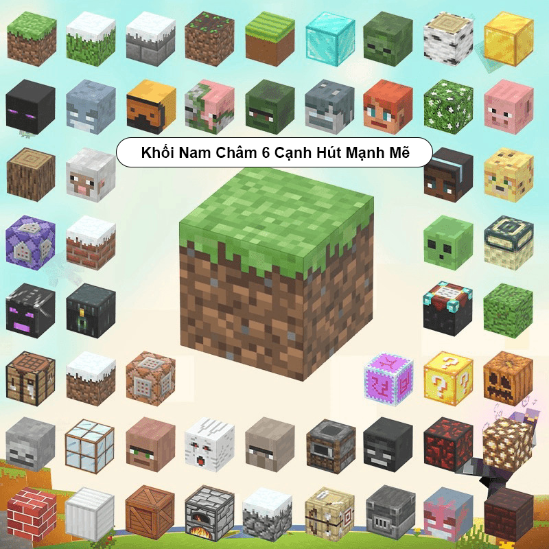 Minecraft Box Blocks, Minecraft Blocks, Minecraft Models, 6 Sided ...