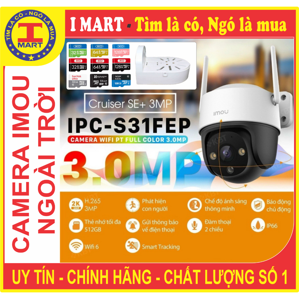 Imou S31FEP Outdoor Camera 360 degree rotation, 2-way conversation ...