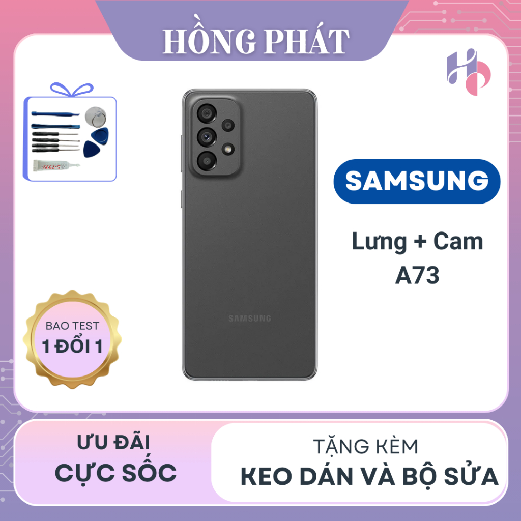 Samsung A73 Back + Camera (Free Repair Kit and Glue) | Shopee Malaysia