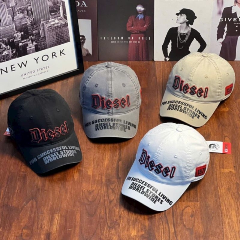 Diesel caps and hats with extremely sharp embroidery and beautiful ...
