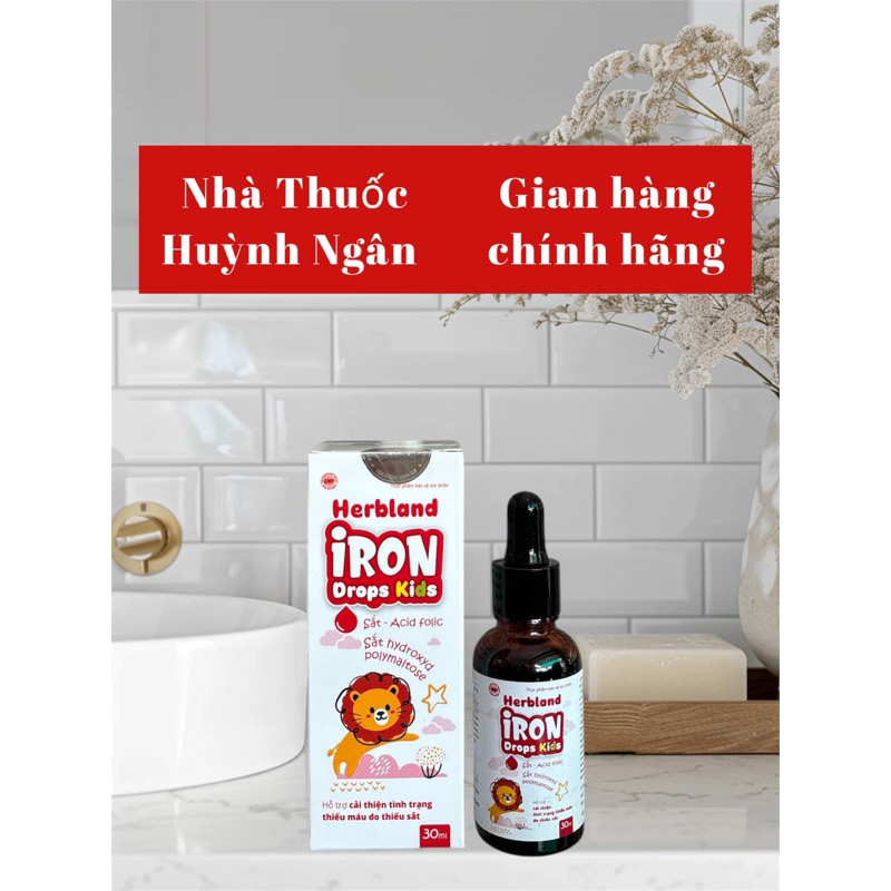 Herbland iRON Drops Kids blood supplement - Supports improving iRON ...