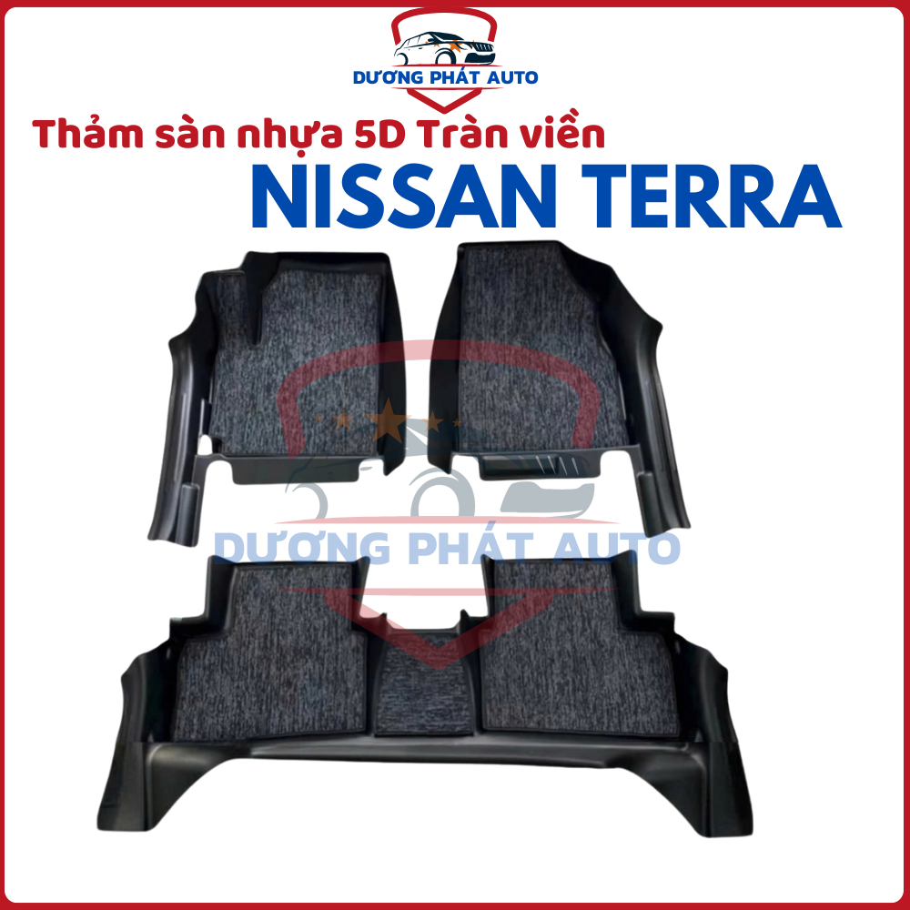 Nissan Terra car floor mats, TPE plastic mats with door sill edges ...