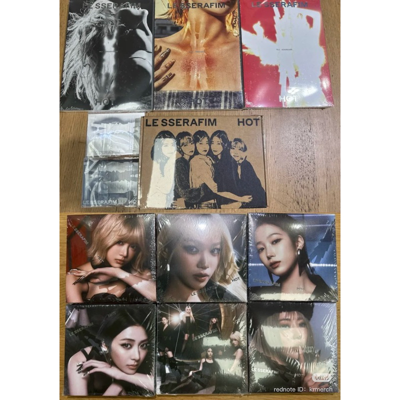 Lesserafim Hot 5th Mini Album - Original seal | Shopee Malaysia