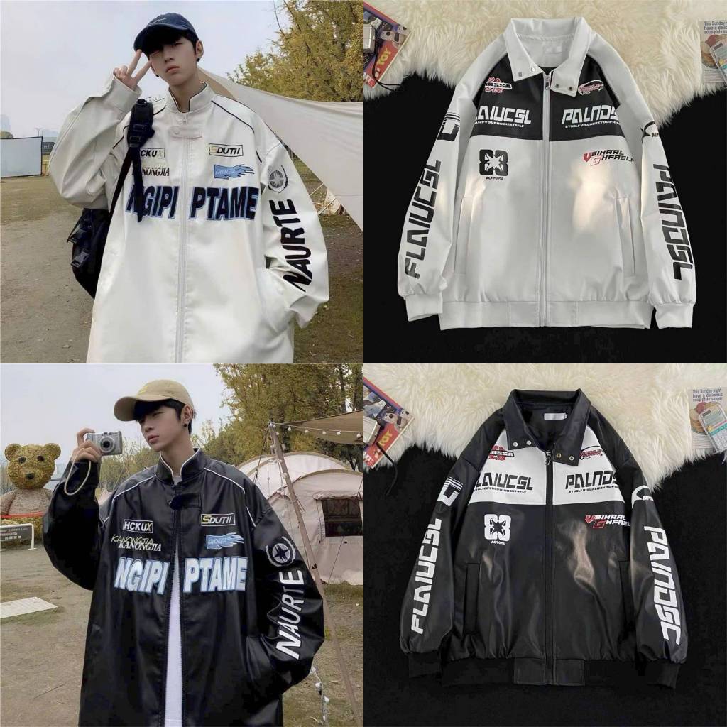 MEINI ETANG AIUSCL UmbrellaJacket Men and Women Ulzzang Unisex Loose ...