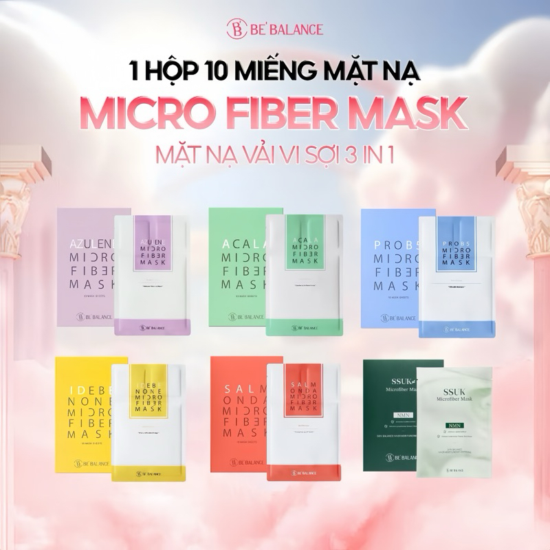 Micro FIBER MASK - Bebalance (1 box of 10 pieces) | Shopee Malaysia