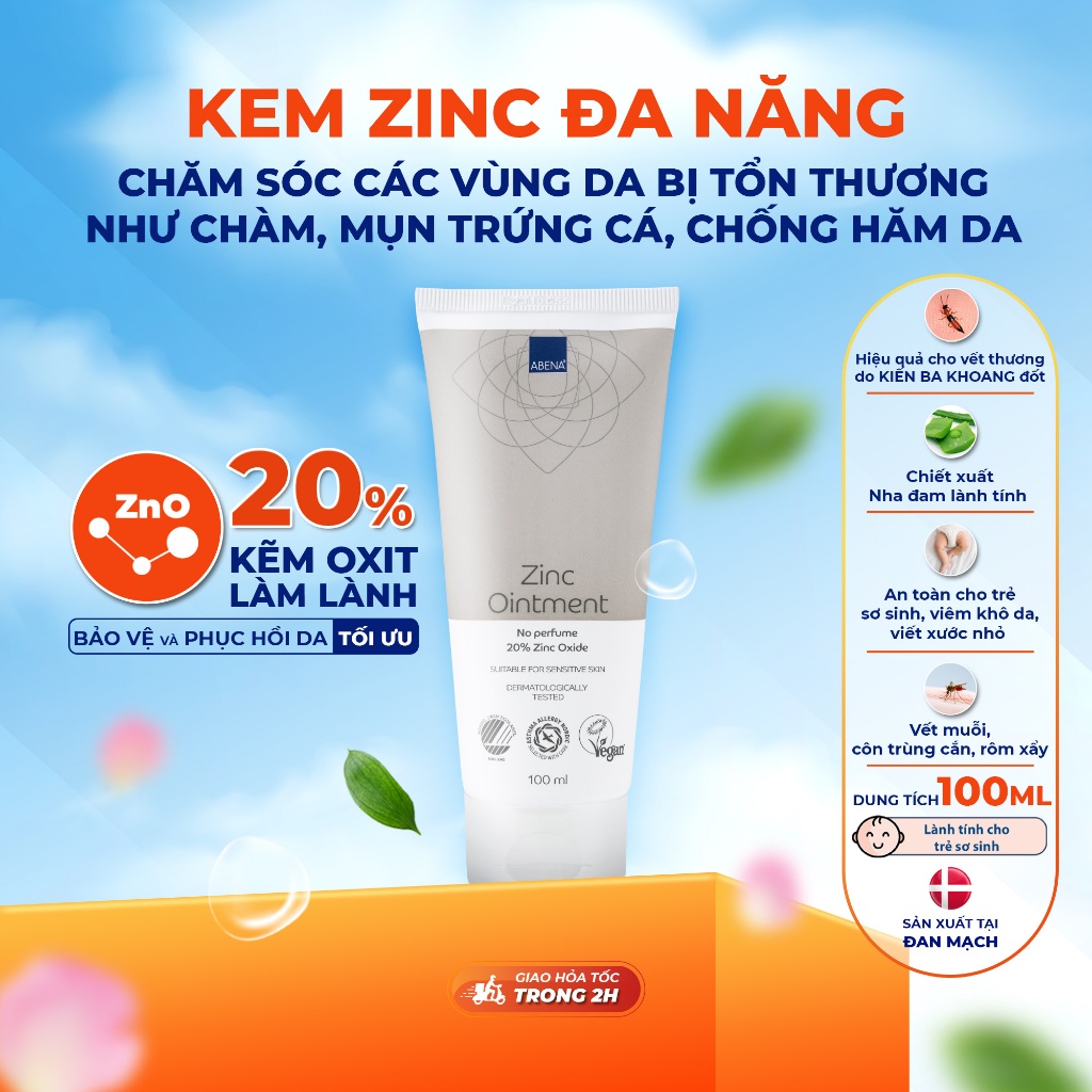 Abena Zinc Ointment multi-purpose cream - Safe to use for children ...