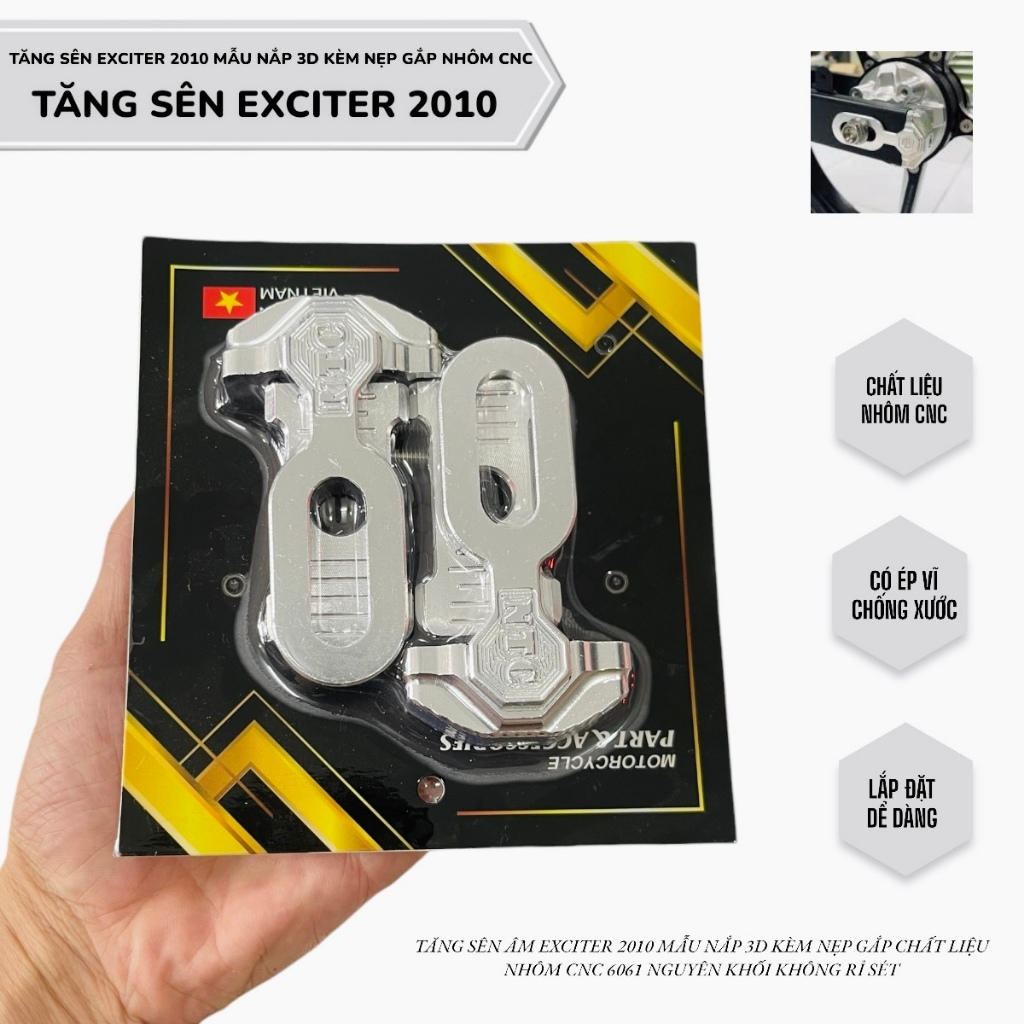 EXCITER 2010 built-in 3D cover model with solid cnc aluminum folding ...