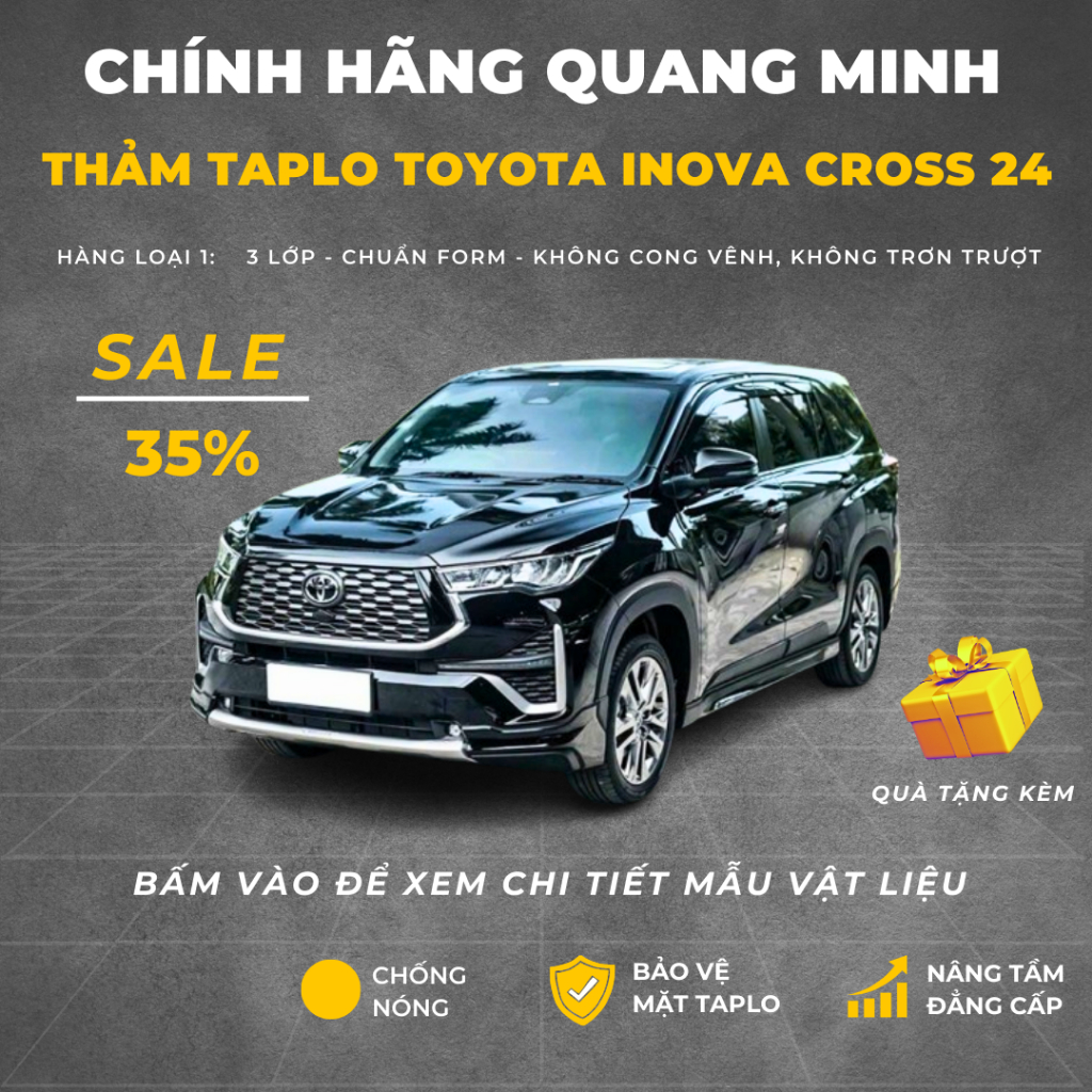 Car dashboard mats, Toyota Inova Cross 2024 NEW genuine carbon leather ...