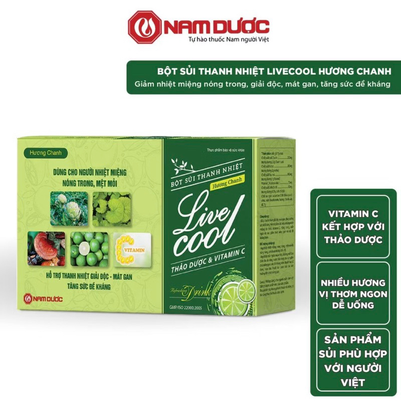 Livecool Heat Clearing Effervescent Powder helps reduce mouth ulcers ...