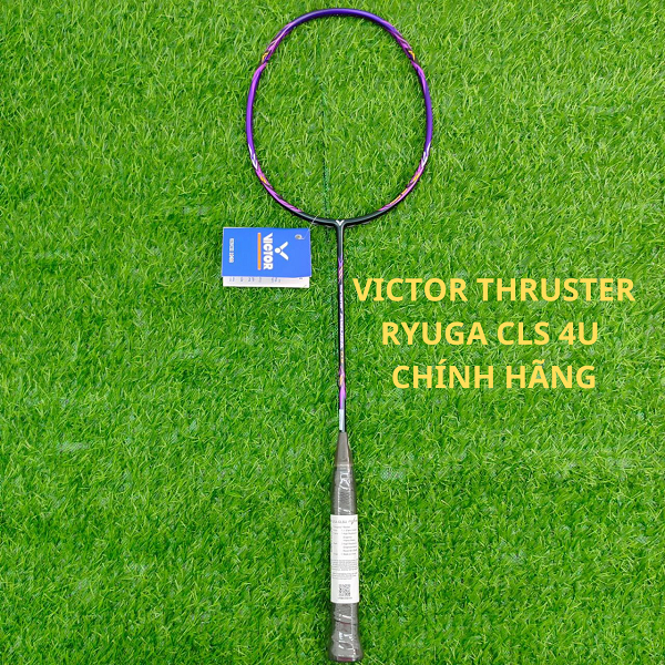 Genuine Victor Thruster Ryuga CLS 3U 4U Purple Badminton Racket ...