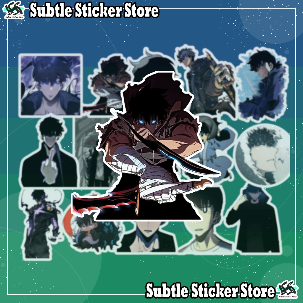 [Solo Leveling] - Set 10/15 Sticker Sung Jin-Woo / Sung Jin Woo anime ...