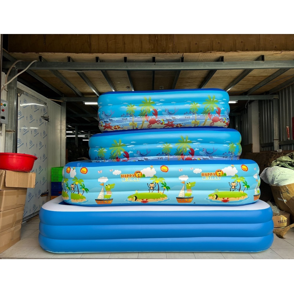 Baby Swimming Pool, 3-Tier Indoor Floating Pool for Children, Thick and ...