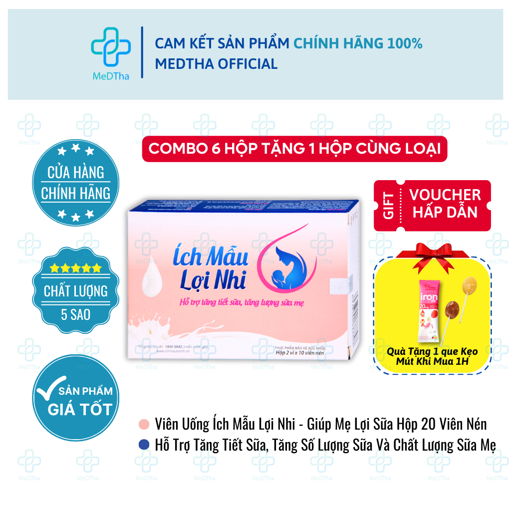 Ich Mau Loi Nhi Milk Benefits - Supports Increased Lactation, Increases ...