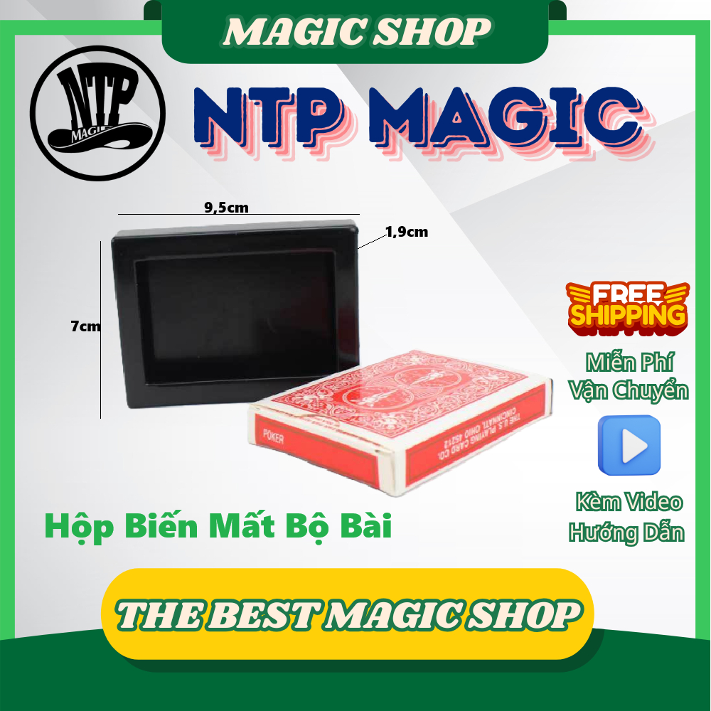 New model invisible card box magic trick without revealing cards ...