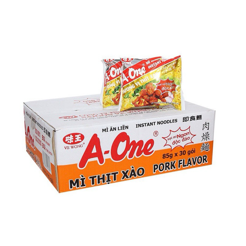 Carton of 30 packs of AOne stir-fried meat noodles 85g | Shopee Malaysia
