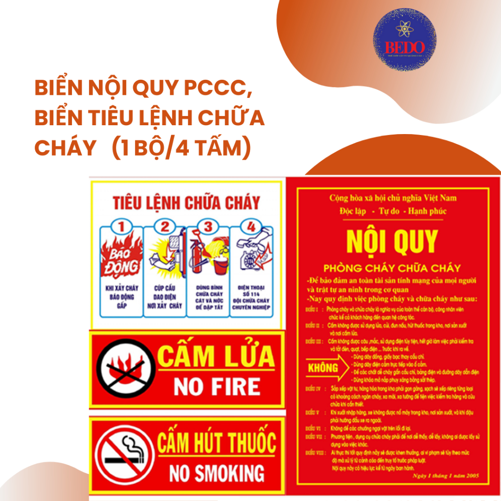 Fire Prevention Rules Sign, fire fighting command sign, no fire, no ...