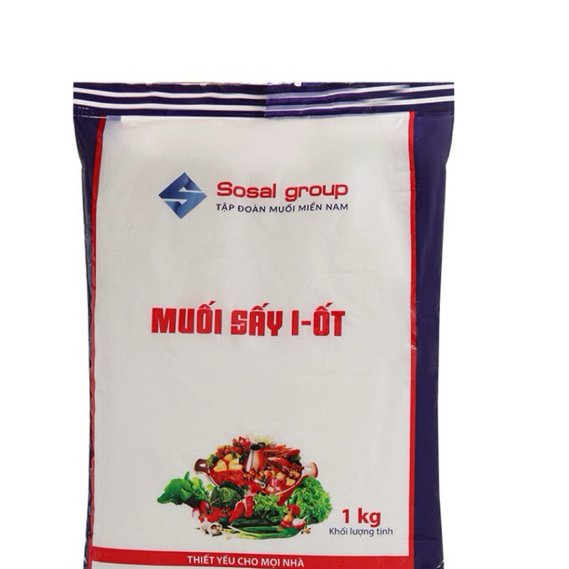 Sosal Group Iodine Dried Salt 1kg pack | Shopee Malaysia