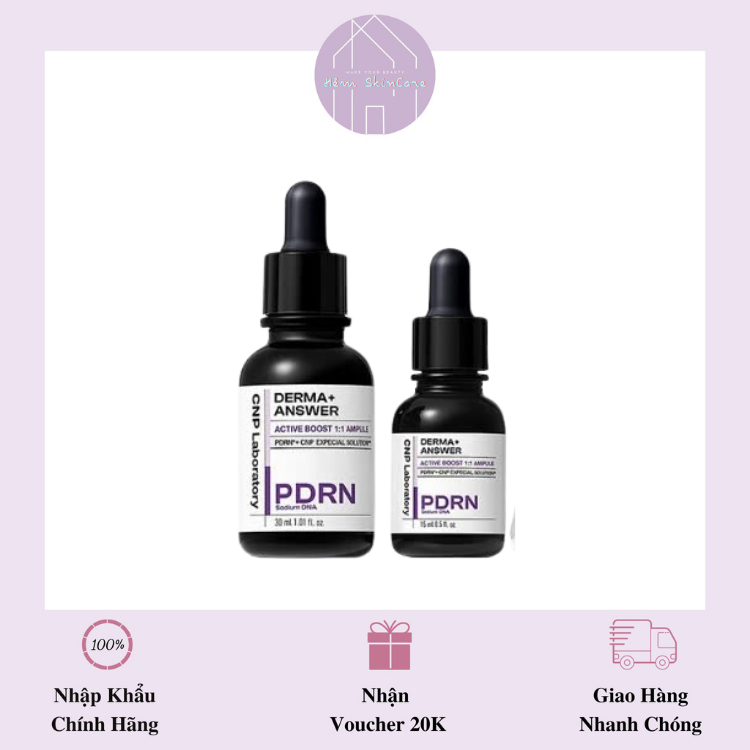 Cnp Laboratory PDRN Derma Answer Active Boost Ampule - Full Set Skin Brightening Essence (30ml ...