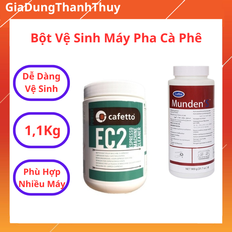 Cafetto EC2 Espresso Machine Cleaning Powder 1,1kg, Munden's 900gr ...