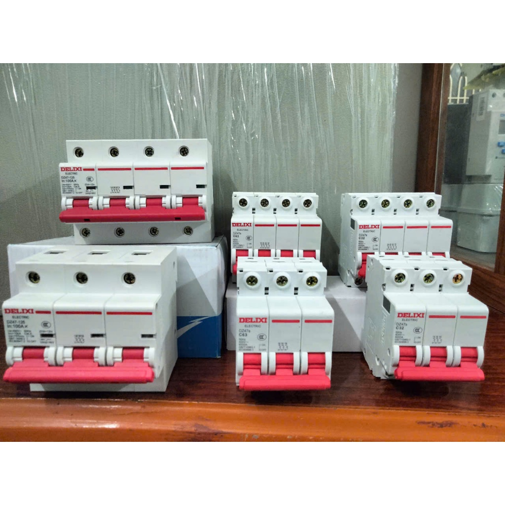 Switch circuit breaker, 3-phase circuit breaker 3P and 4P 32A, 63A and ...