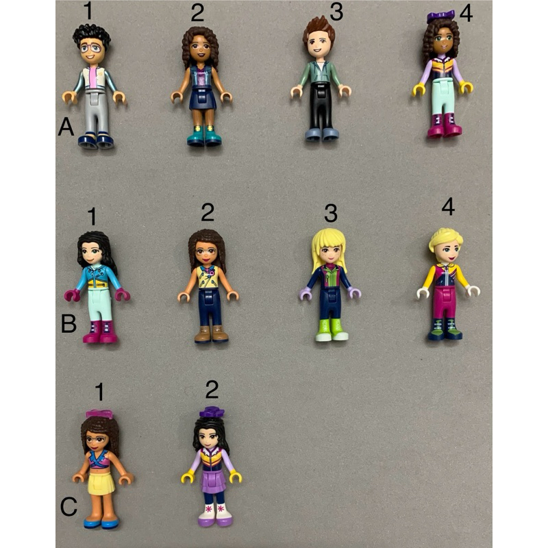Lego minifigures genuine friends characters | Shopee Malaysia