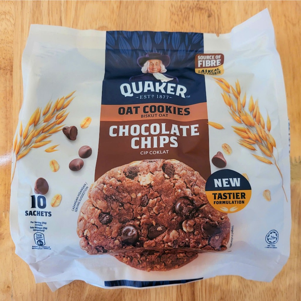 QUAKER [BROWN BISCUITS 250g] Chocolate Oat BISCUITS [MALAYSIA ...