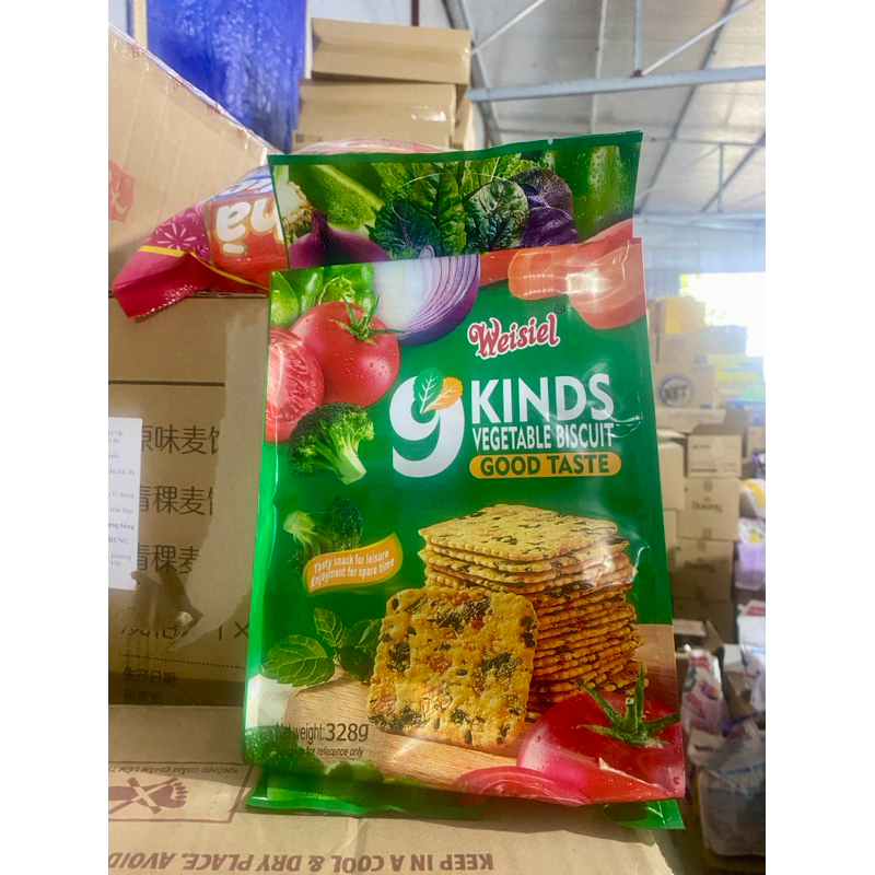 Weisiel VEGETABLE CRISPY DIET CAKES 328G (PACK) | Shopee Malaysia