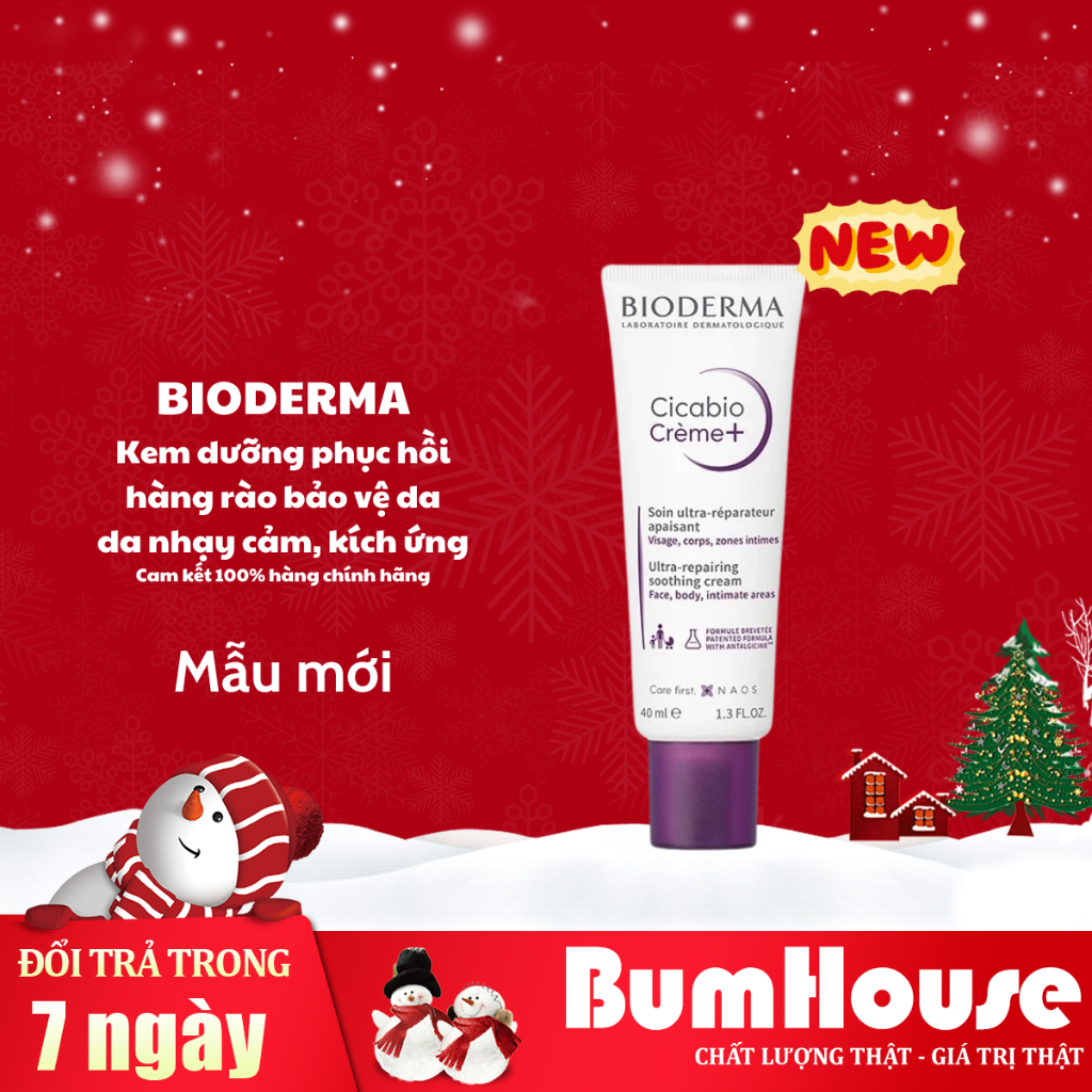 Bioderma Cicabio Creme+ damaged skin repair cream 40ml/100ml (new model ...