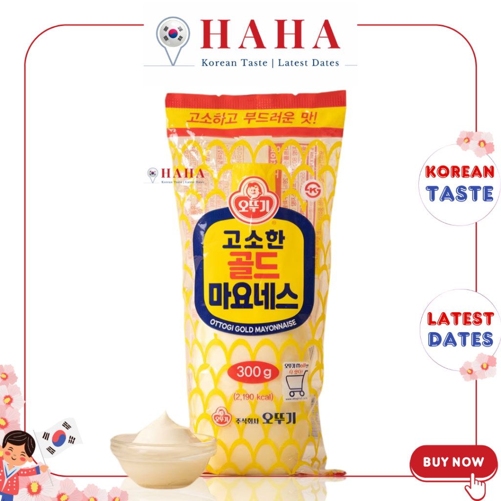 Korean Gold Mayonnaise [Ottogi] 오뚜기 골드 마요네즈 300G 500G | SieuthiHAHA ...
