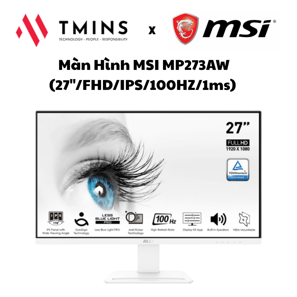 MSI MP273AW 27"/FHD/IPS/100HZ/1ms Monitor - Genuine | Shopee Malaysia