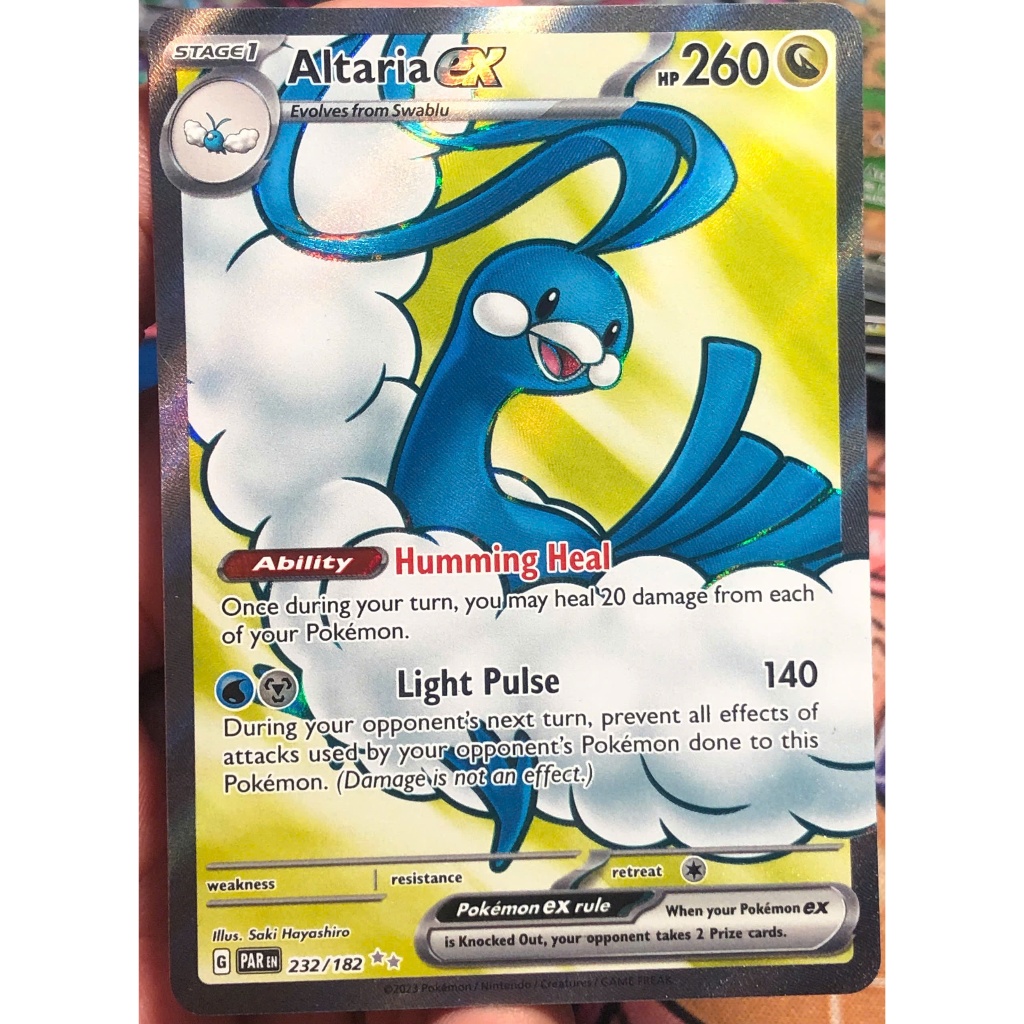 [KW2 Pokemon] [EN] Altaria ex Card - 232/182 - Full Art Secret Rare ...