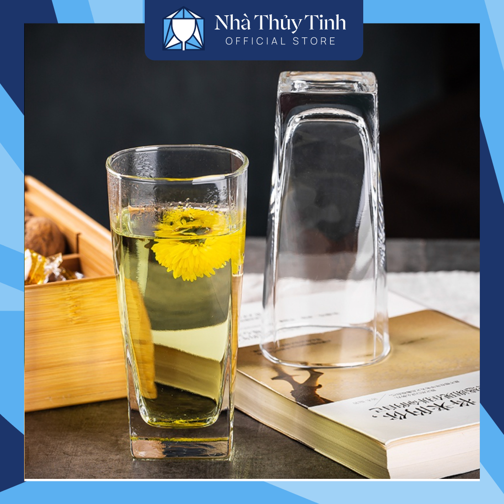 DELI TRADITIONAL COFFEE SQUARE GLASS CUP CAPACITY 290ML | Shopee Malaysia