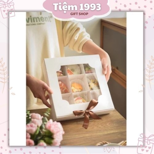 9-compartment gift box for cakes, cupcakes, afternoon tea cake box ...