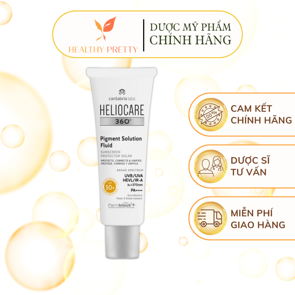 [Heliocare] Sunscreen - Heliocare 360o Pigment Solution Fluid SPF50 ...