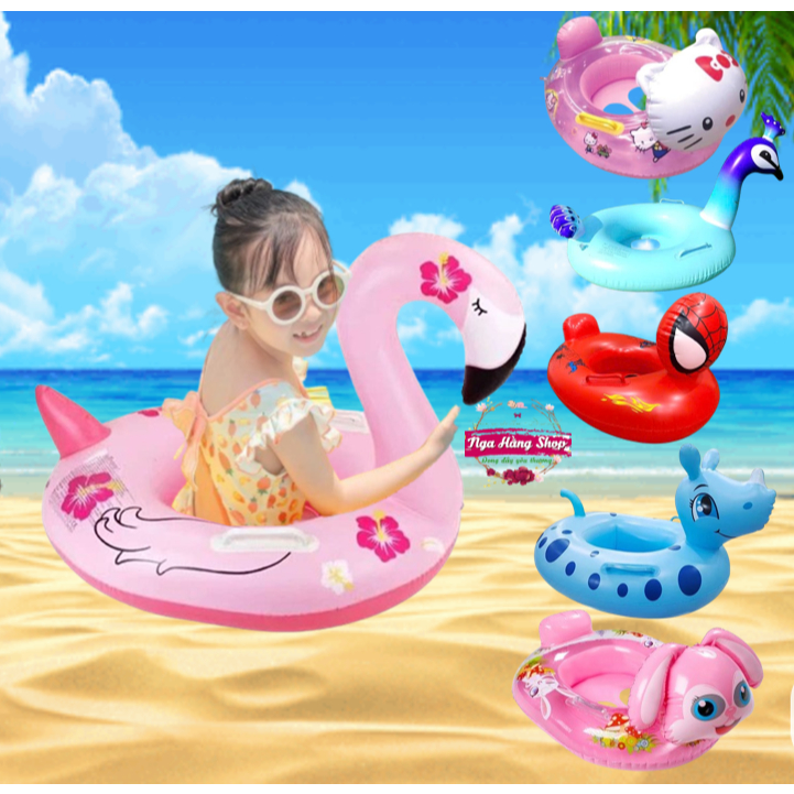 Wholesale baby swimming floats shaped like flamingos, dinosaurs, animal ...