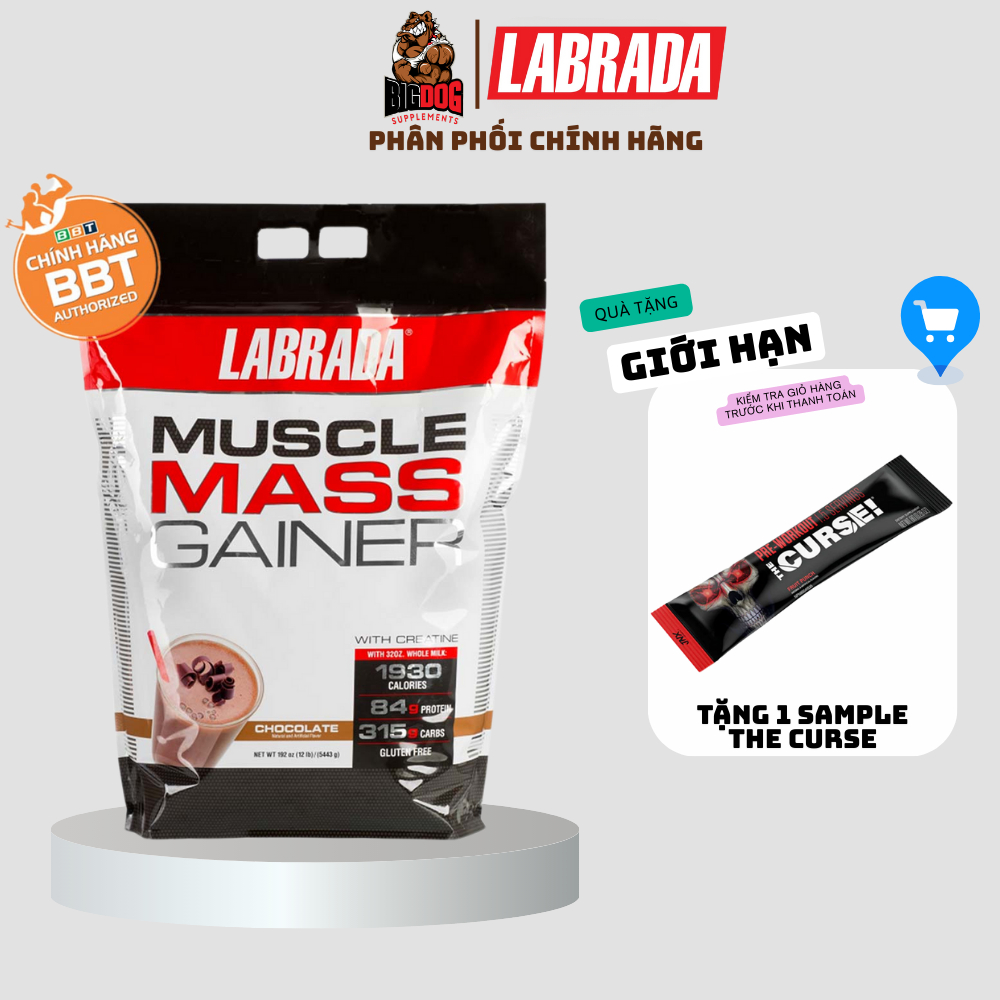 Labrada Muscle Mass Gainer 12lbs genuine BBT weight gain milk | Shopee ...