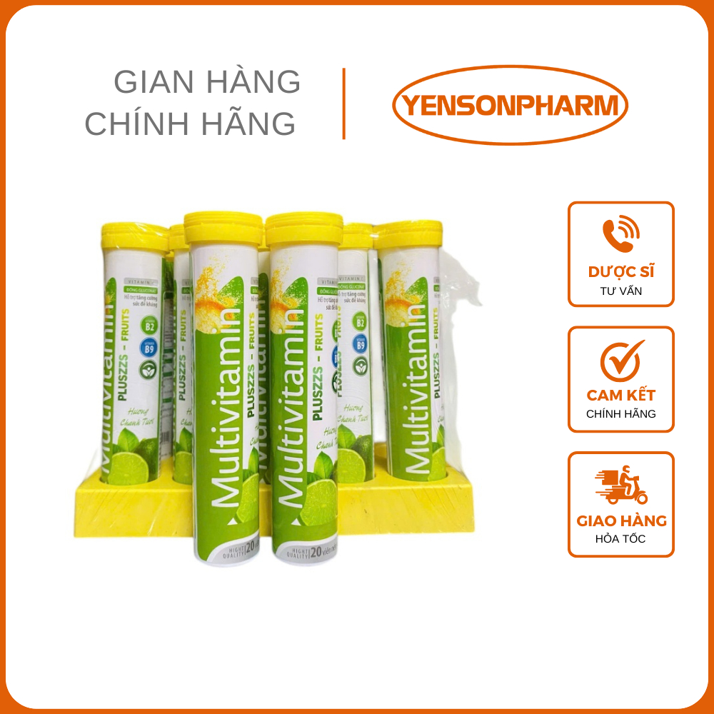 Multivitamin Effervescent Tablets Lemon Flavor - C Effervescent Lemon ...