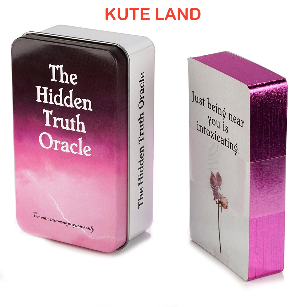 [Edge Plated] The Hidden Truth Oracle Deck 78 Card Edge Plated Tin Box ...